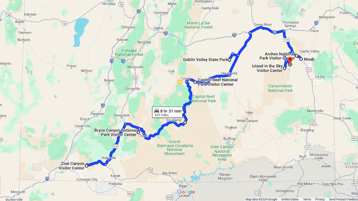 A Journey Through the Mighty Five - CapitolReefCountry